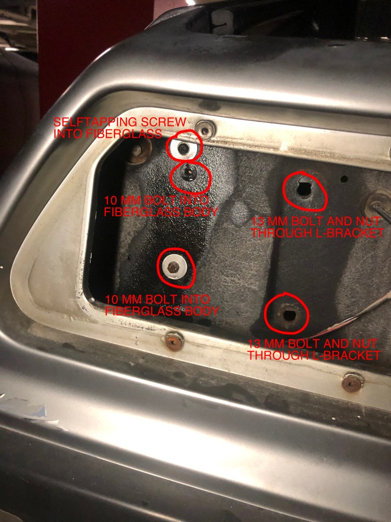 How to remove the rear fascia of a DeLorean DMC 12 – The Stockholm Delorean