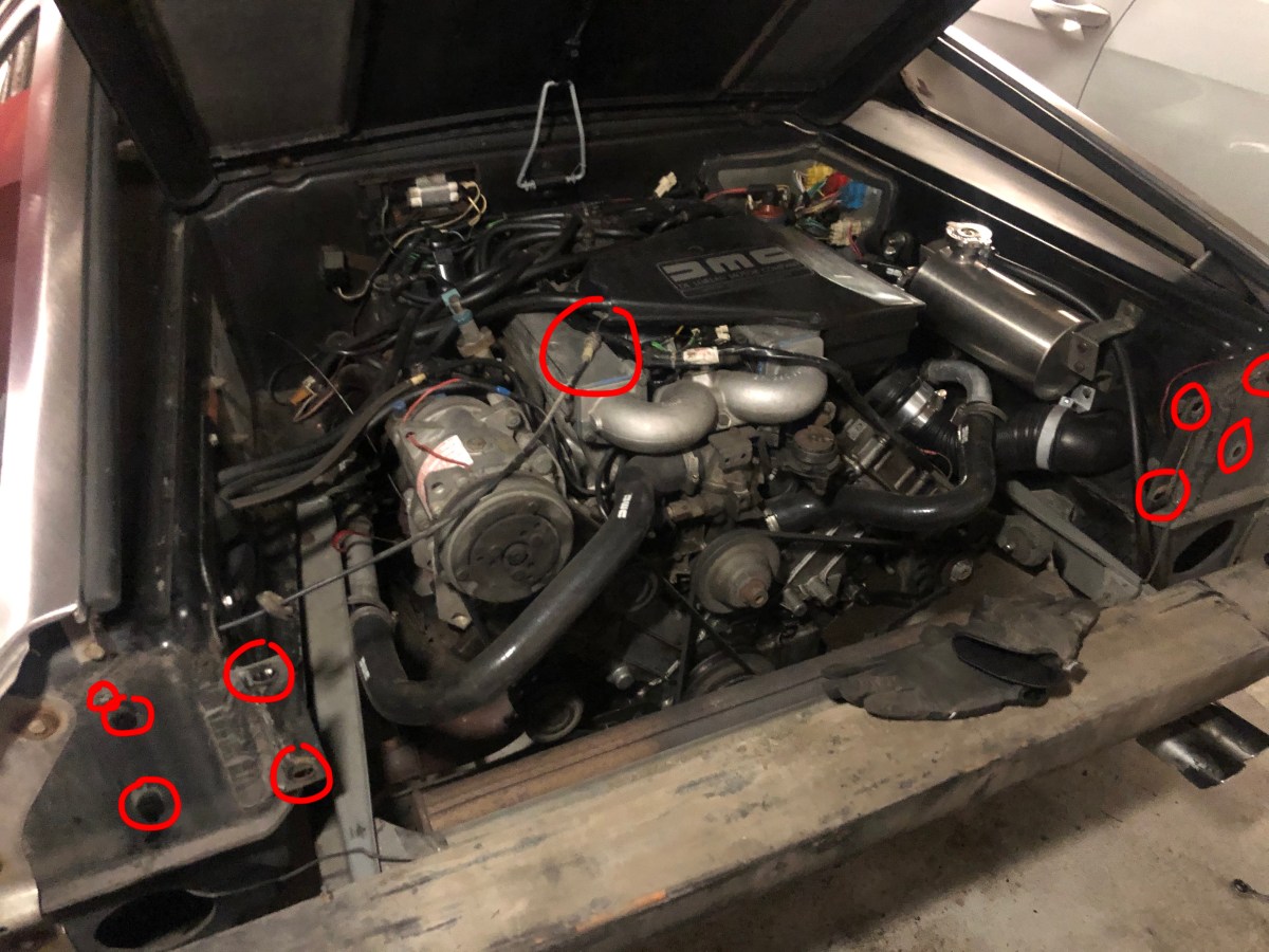 How to remove the rear fascia of a DeLorean DMC 12 – The Stockholm Delorean